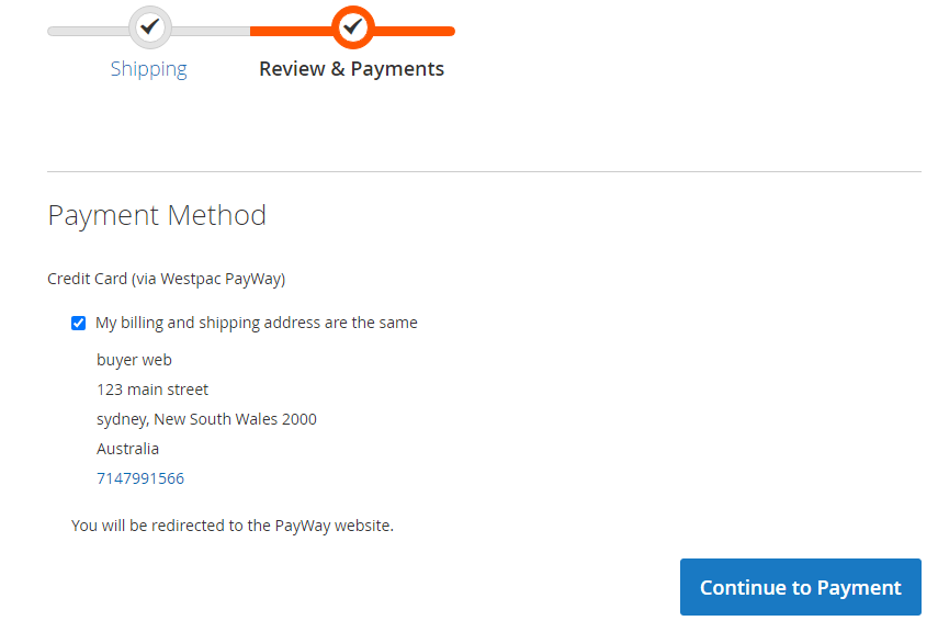 Magento 2 Westpac PayWay Net - 3D Secure - Fraud Guard