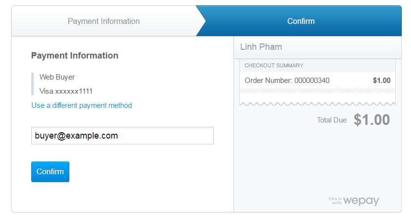 Magento 2 WePay Payment Gateway